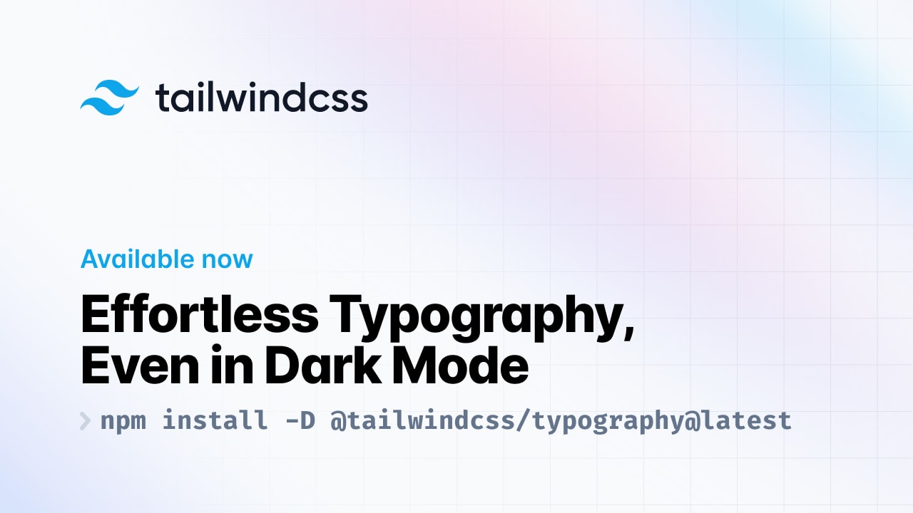 Effortless Typography Even In Dark Mode Tailwind CSS